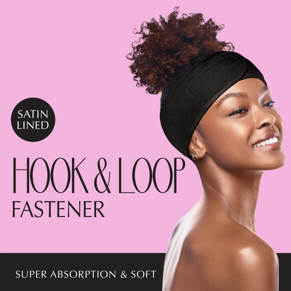 Red by Kiss - Hook and Loop Fastener Spa Headband