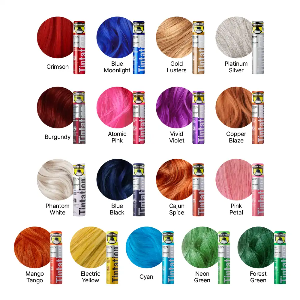 Red by Kiss - Tintation Color Spray Vibrant Collection - Cajun Spice