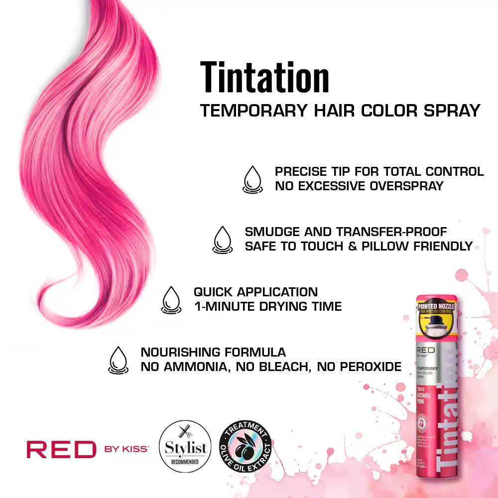 Tintation Color Spray - Atomic Pink - Ivy Beauty