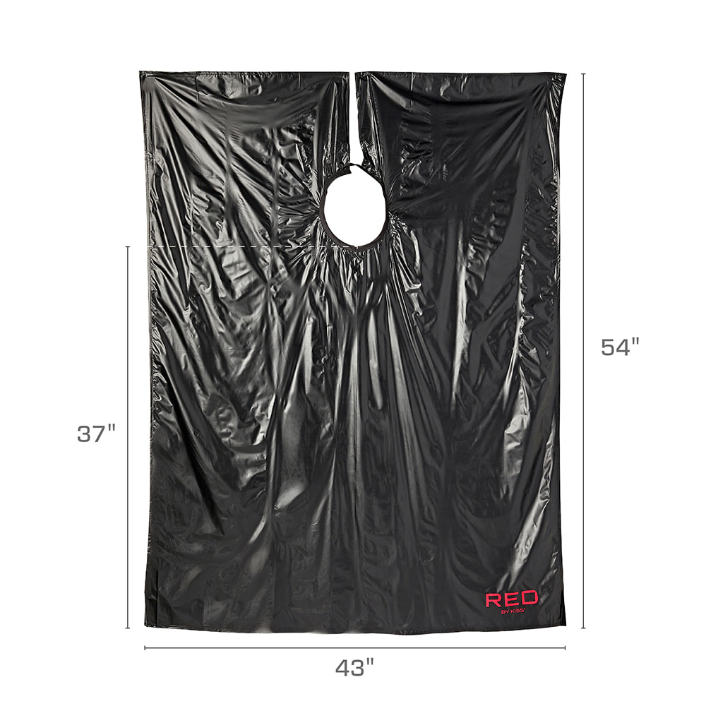 Red by Kiss - Shampoo Soft Vinyl Cape - Black