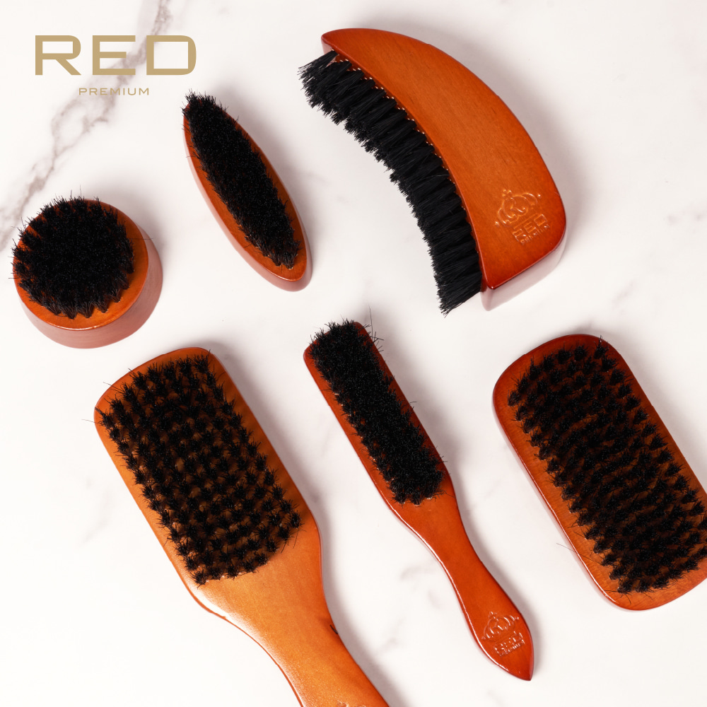 Red by Kiss - Premium Beard Medium Soft Club Brush