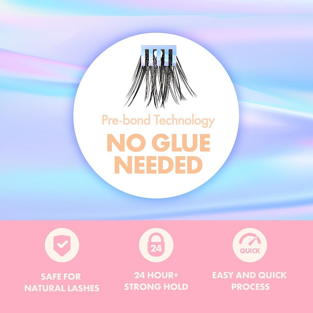 - Press & Go Press-On Pre-Glued Lash Clusters - Special Day