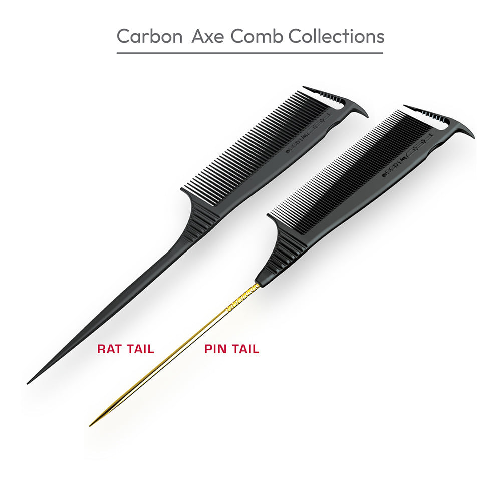 Carbon Axe Parting Comb - Ivy Beauty