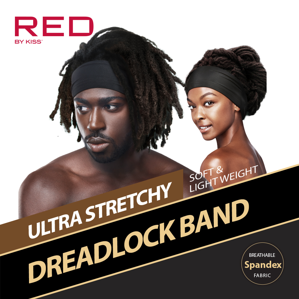 Red by Kiss - Ultra Stretchy Dreadlock Band