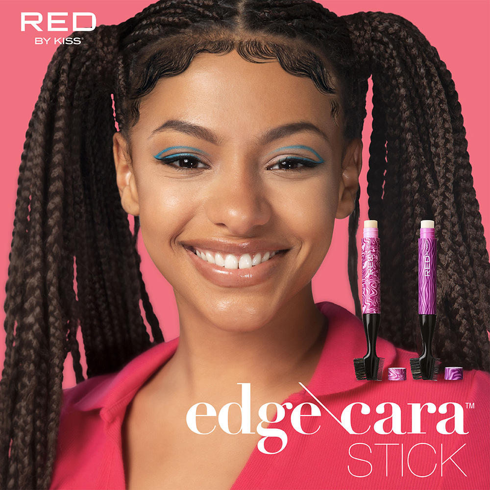 Red by Kiss - Edge Cara with Edge Fixer Wax 3-in-1 Smart Edge Styler