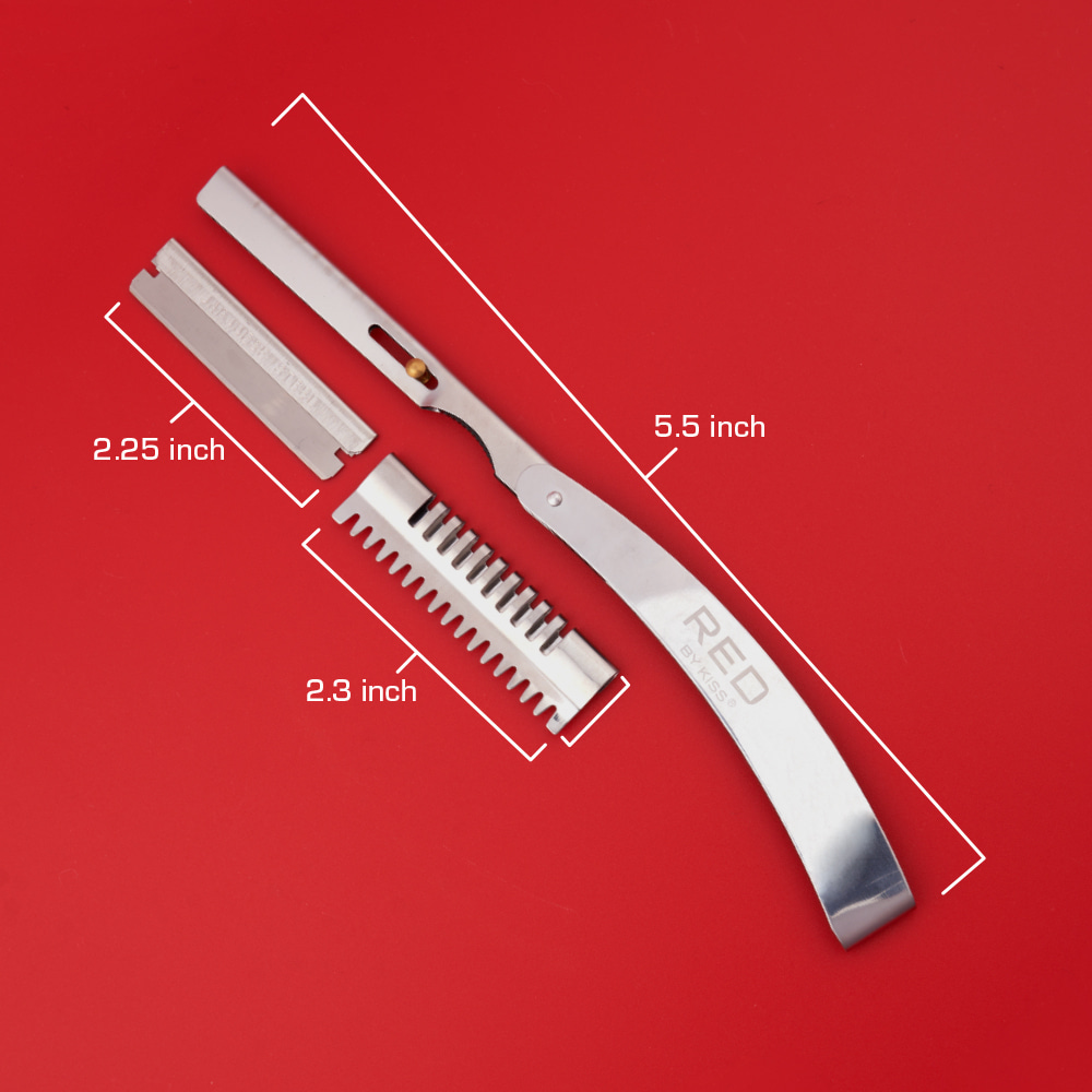 Red by Kiss - Stainless Steel Hair Shaper with Guides