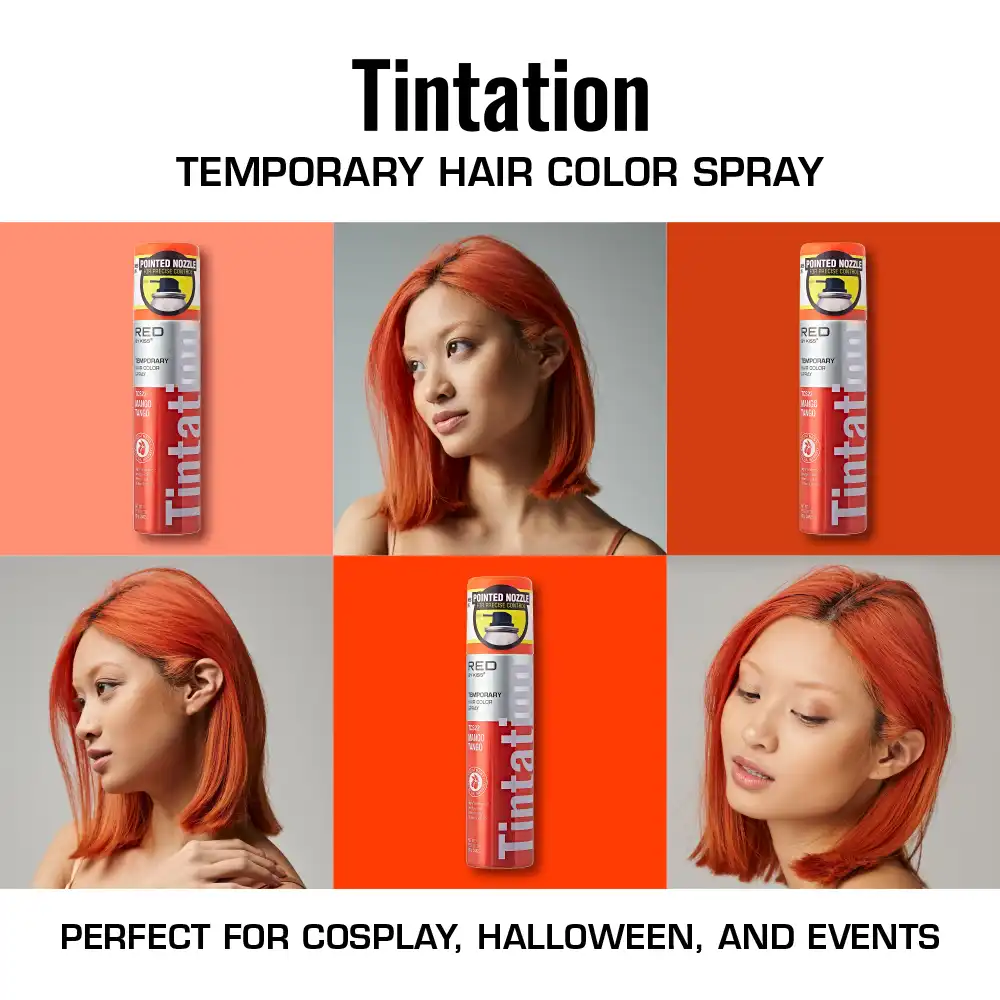 Red by Kiss - Tintation Color Spray Vibrant Collection - Mango Tango