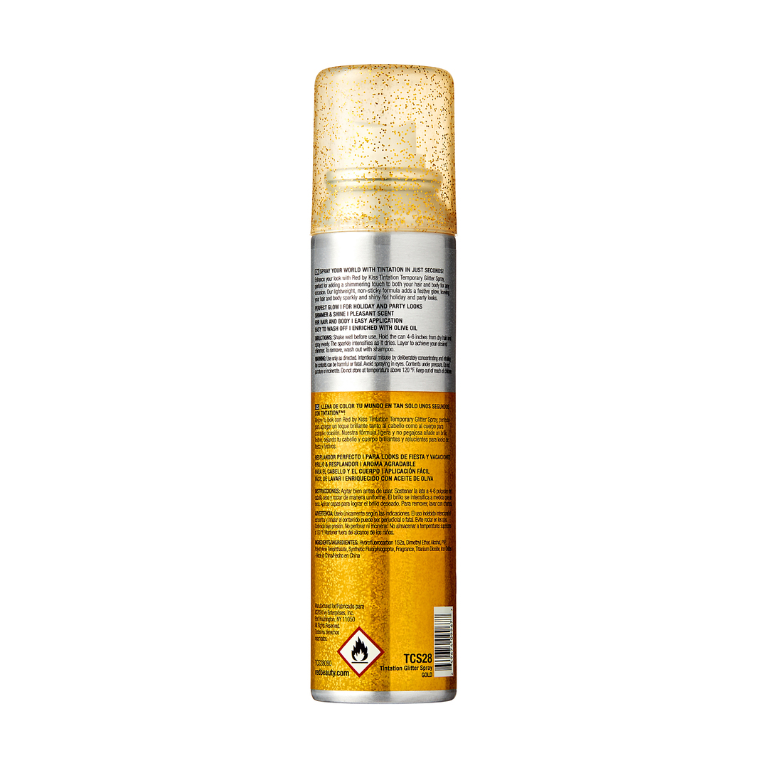 Red by Kiss - Tintation Sparkle Glitter Hair Spray - Shimmering Finish ...