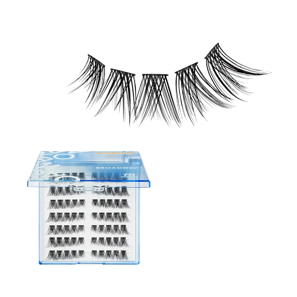 Broadway - Volume DIY Cluster Lashes - Full, Fluffy Lash Extensions (56 ...