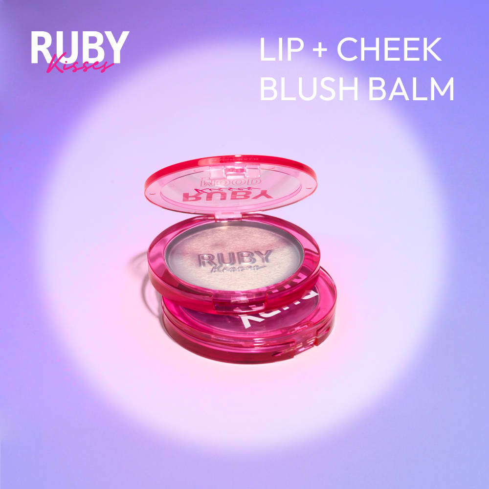 Ruby Kisses - pH Reactive Color Changing Lip & Cheek Balm