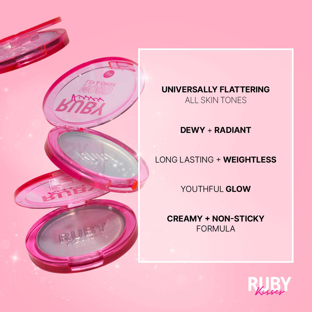 Ruby Kisses - pH Reactive Color Changing Lip & Cheek Balm