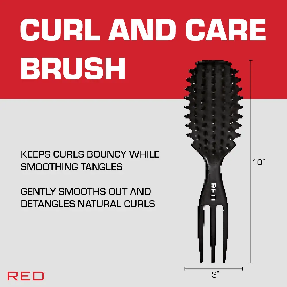 Red by Kiss - Curl & Care 4-in-1 Detangle Brush