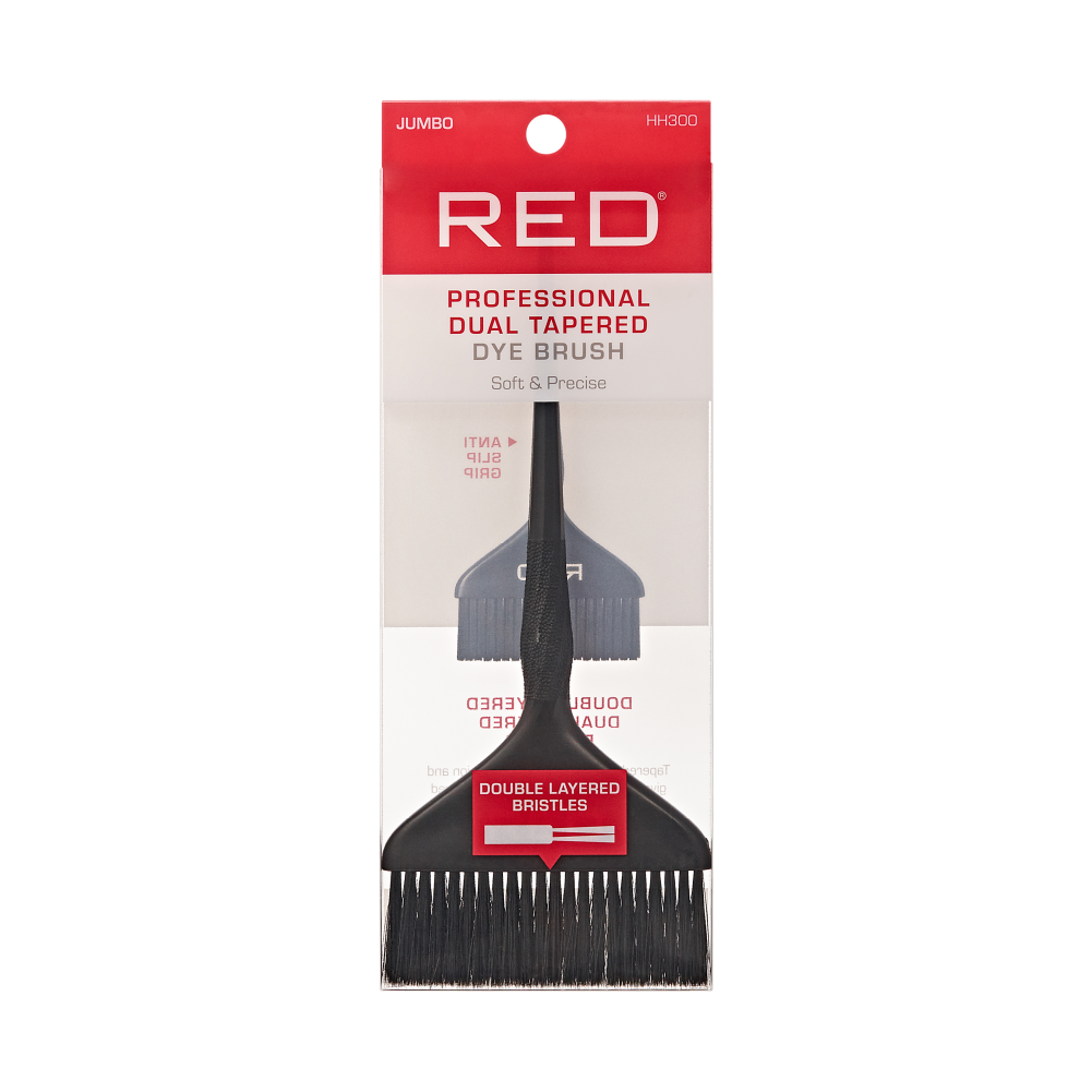 Red by Kiss - Professional Dual Tapered Hair Dye Brush for Precision ...