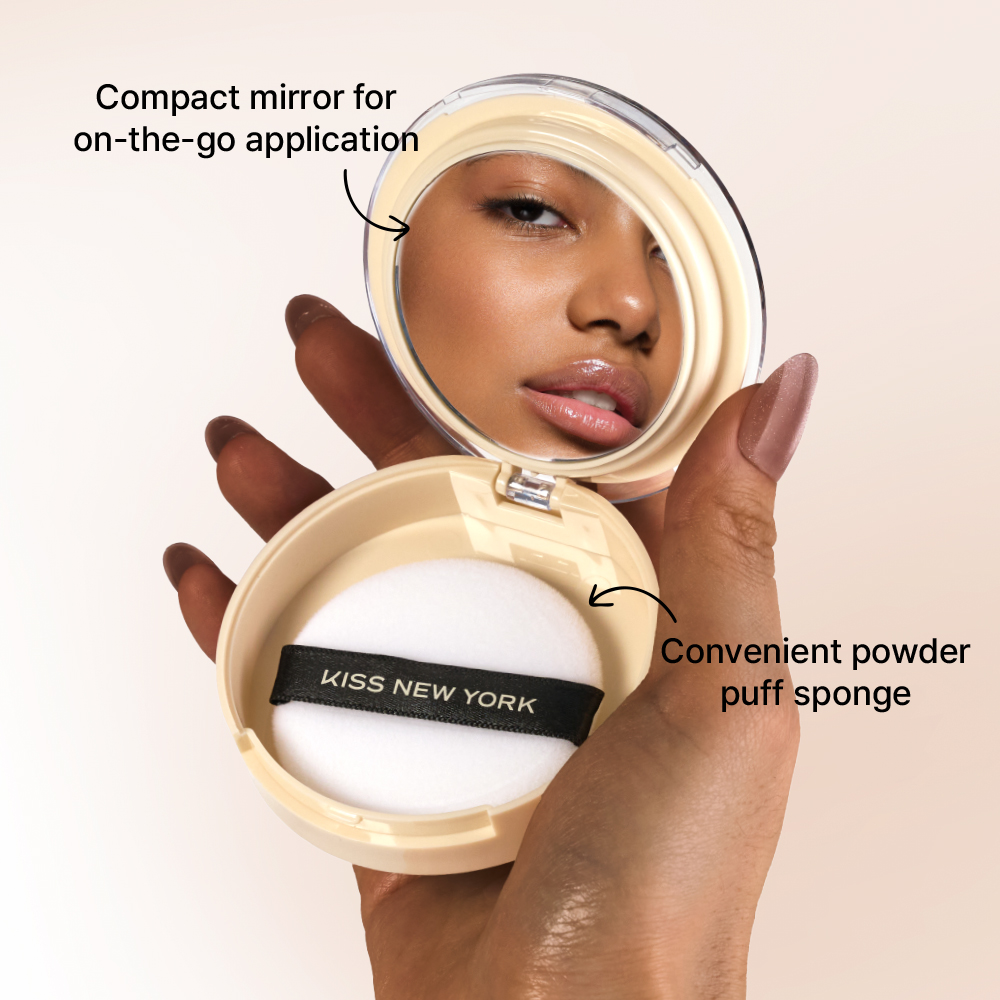 Kiss New York - Soft Matte Pressed Powder Foundation Lightweight ...
