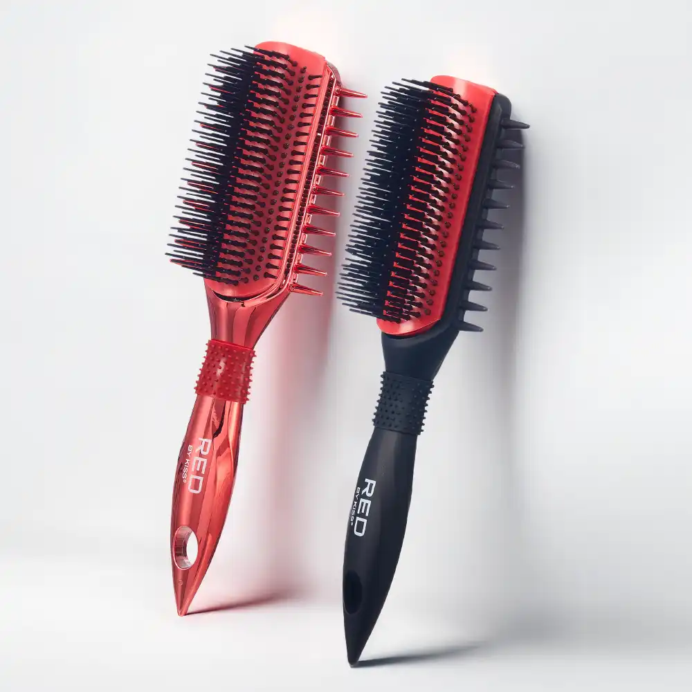 Red by Kiss - Detangling & Curl Defining Brush for Curly Hair – Smooth ...