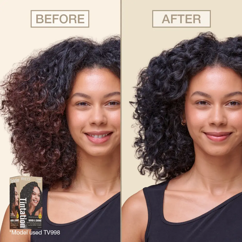 Red by Kiss - Tintation Vivid & Shine Permanent Hair Dye – Ammonia-Free ...