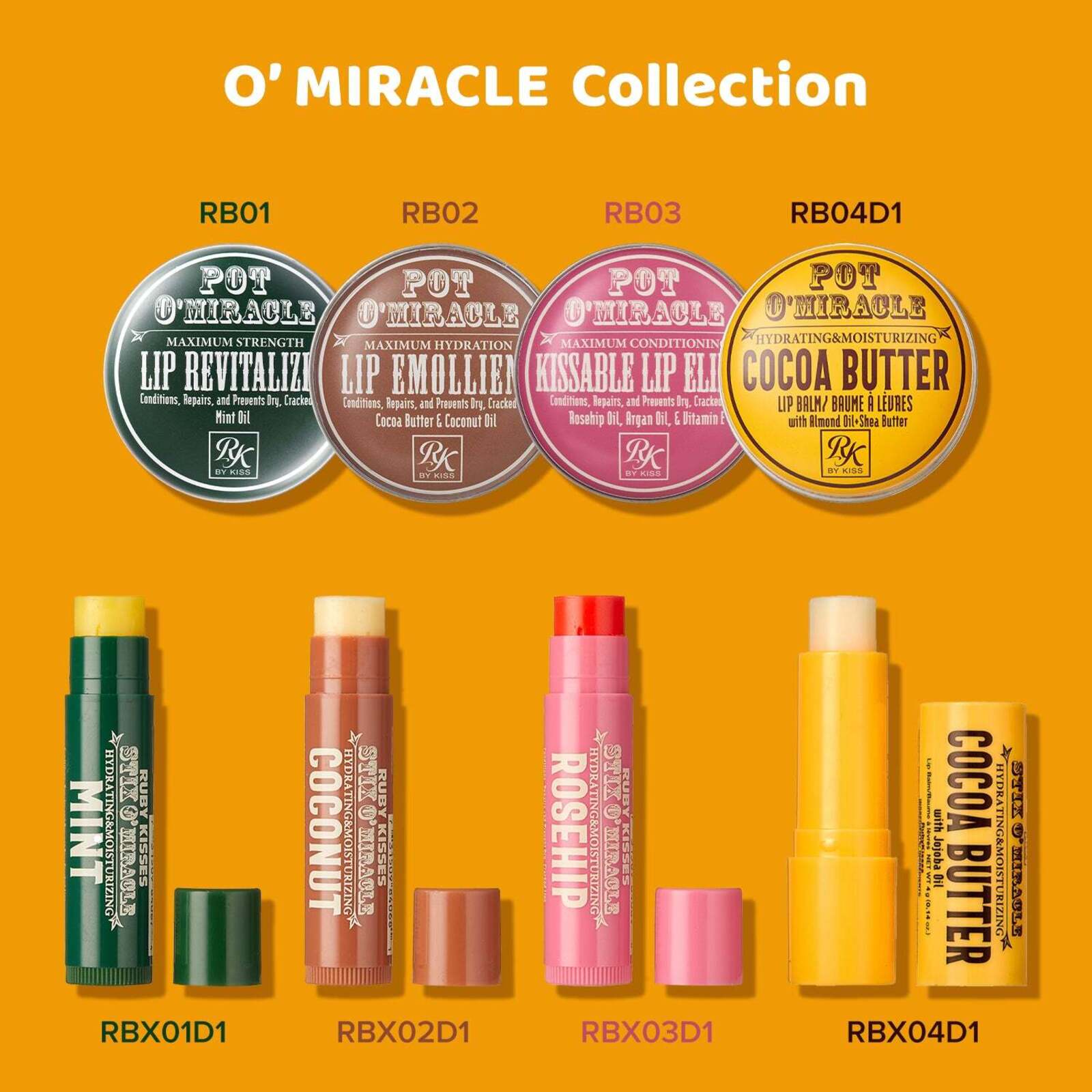 Ruby Kisses - Pot O Miracle Lip Balm