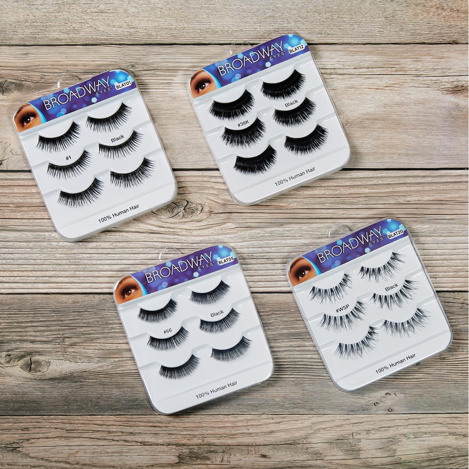 Broadway - 100% Human Hair Lashes Trio Pack