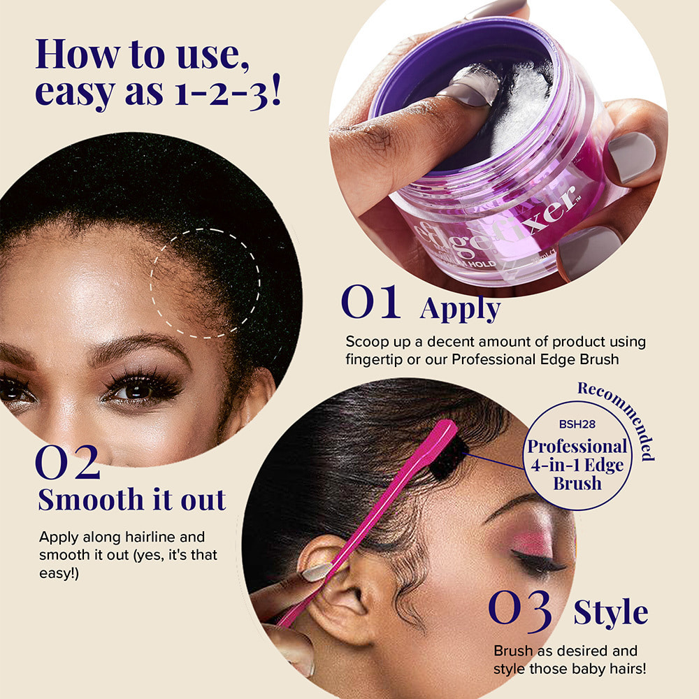 Red by Kiss - Edge Fixer 24 Hour Edge Control Max Hold Non-Flaxing Wax