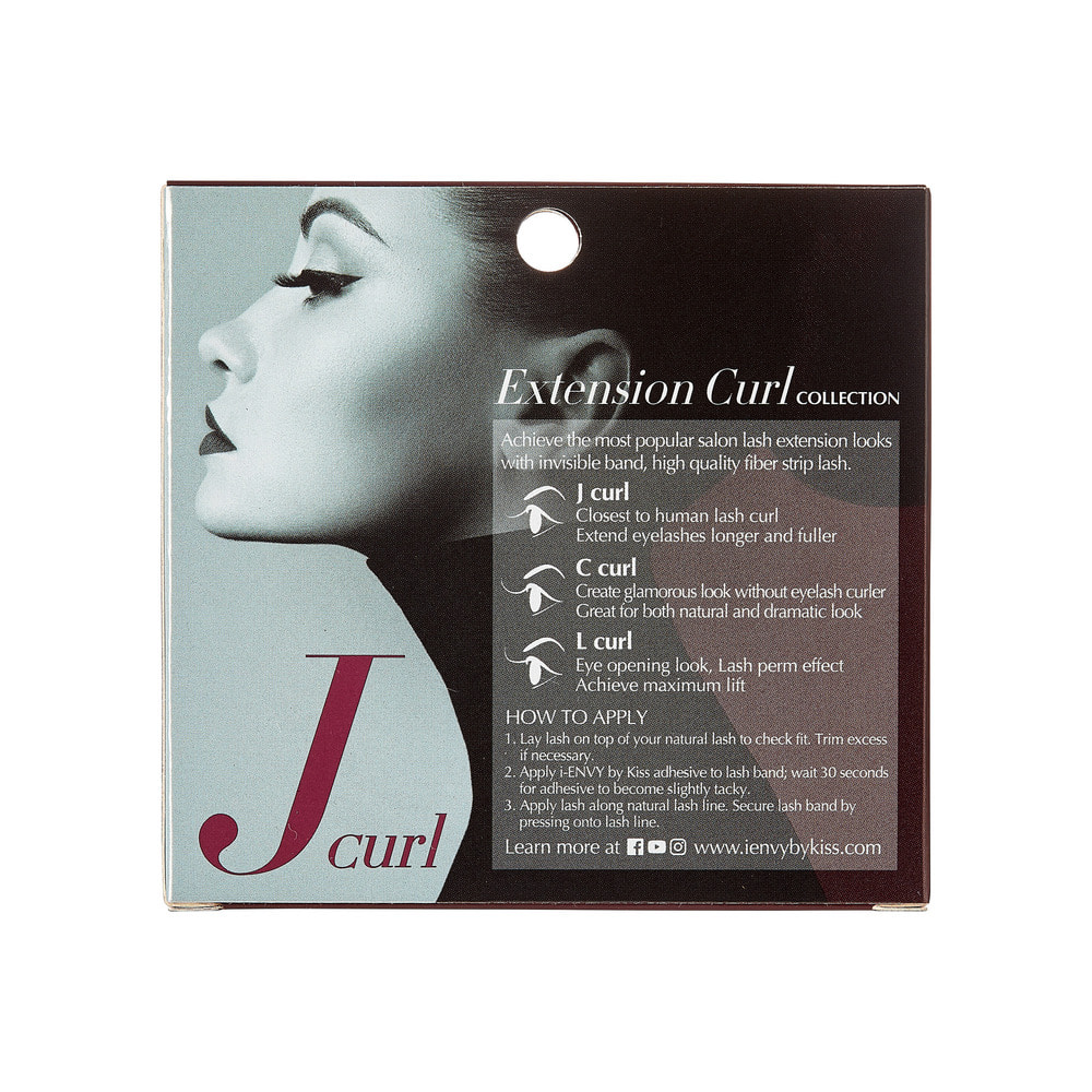 Extension Curl J-Curl Lashes - Ivy Beauty