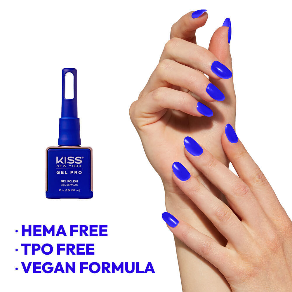 Kiss New York - Gel Pro Nail Polish Core Colors - Just Blue