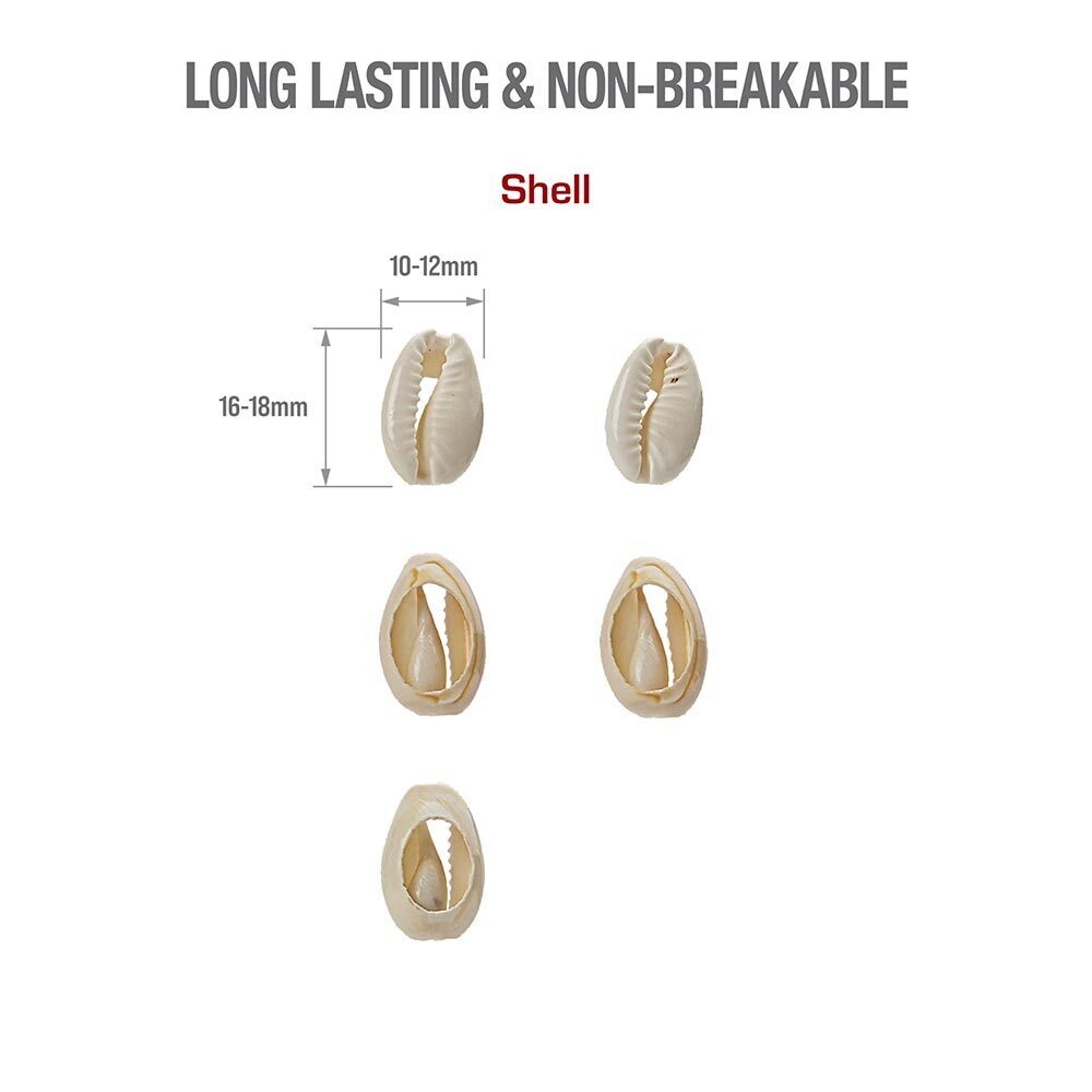 Red by Kiss - Shell Shaped Hair Beads (15pcs)