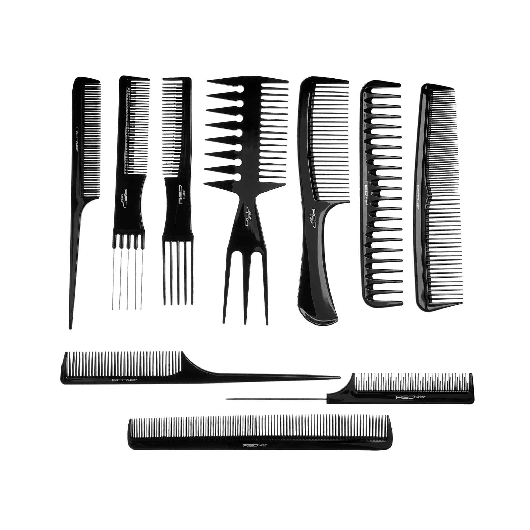 Comb Set (10pcs) - Ivy Beauty